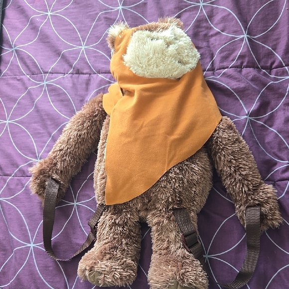 Disney | Bags | Star Wars Ewok Furry Backpack | Poshmark